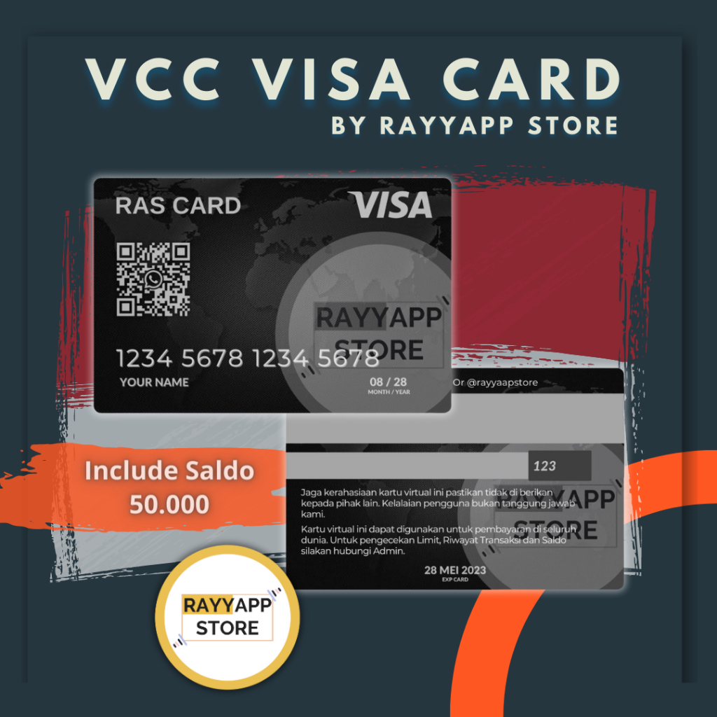 Jual RAS Card Digital ~ VCC Logo Visa Card Digital By Rayyapp Store ...