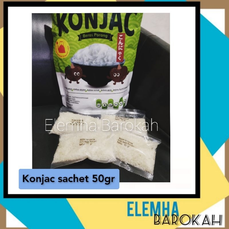 Jual Indo Nasi KONJAC Rice Beras Porang Shirataki Instan 200gr 200 gr ...