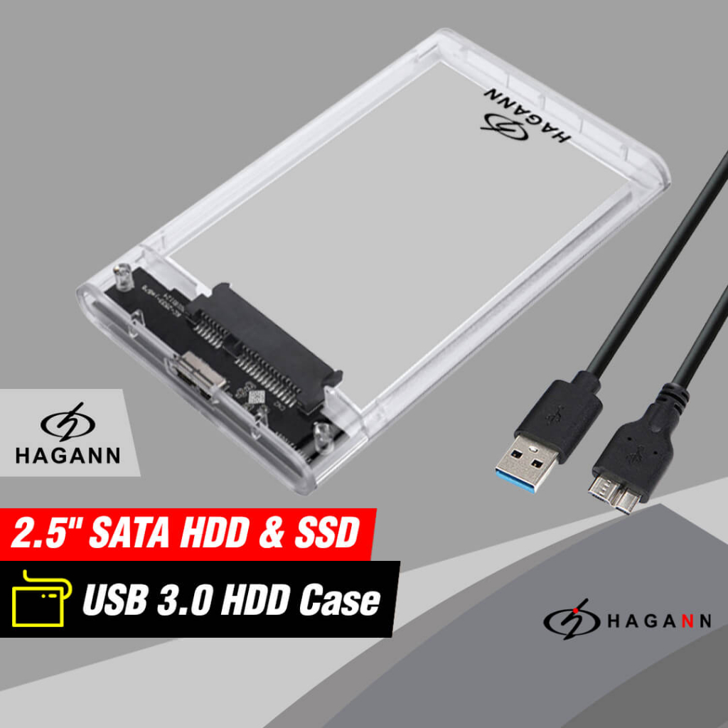 Jual HAGANN HDA-E30 Case Hardisk External USB 3.0 | HDD Enclosure 2.5" SATA | Casing Harddisk ...