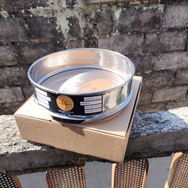 Jual Sieve test mesh 40 Sieve ayakan stainless , diamter 20 cm | Shopee ...