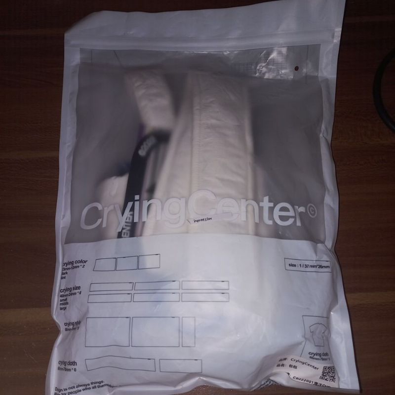 Jual [BOOKED] crying center mini white sling bag | Shopee Indonesia