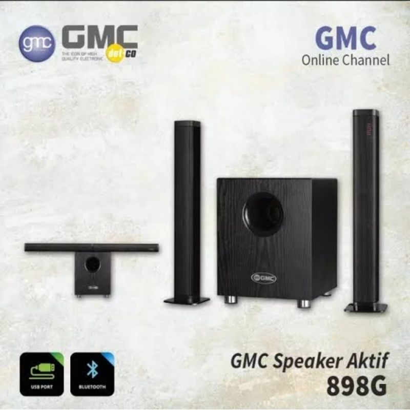 Jual SPEAKER MEREK GMC 898 G 898G BT BLUETOOTH RADIO FM USB SD MMC ...