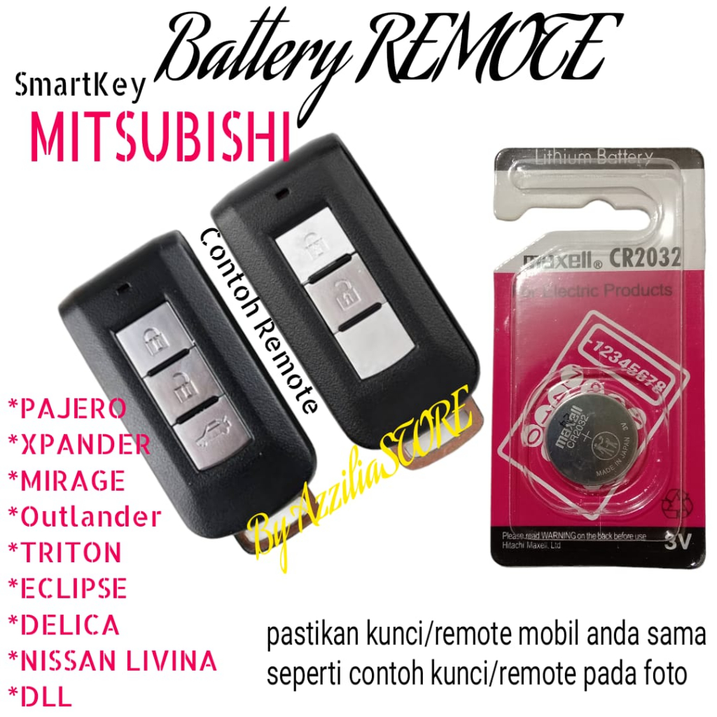 Jual Battery Baterai Batrai Batre Batere Remote Remot Kunci Smart Key ...