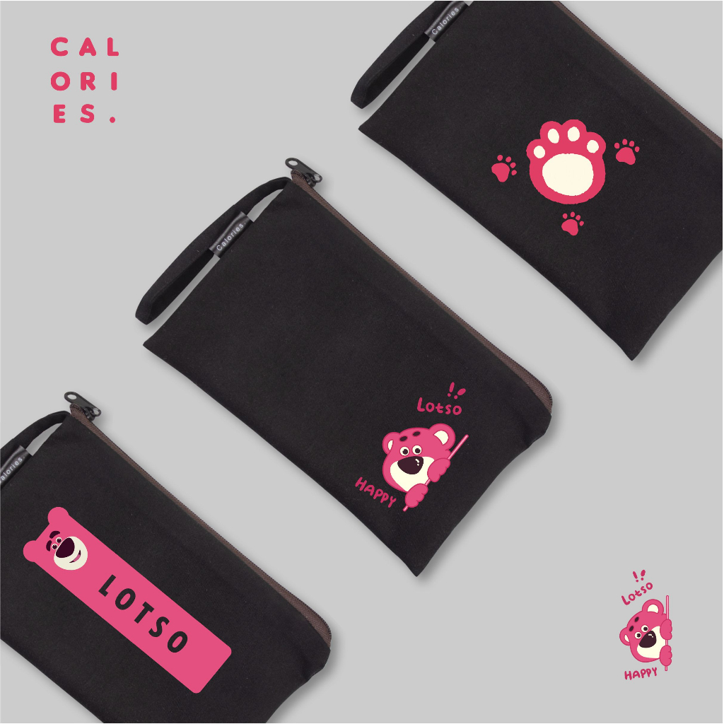 Jual Pouch Hitam Lotso lots O' Huggin' Bear beruang pink kado souvenir ...