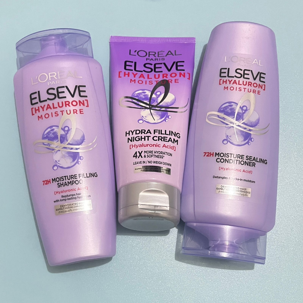 Jual L’Oréal - Loreal Paris Elseve Hyaluron Moisture Shampoo 280ml ...