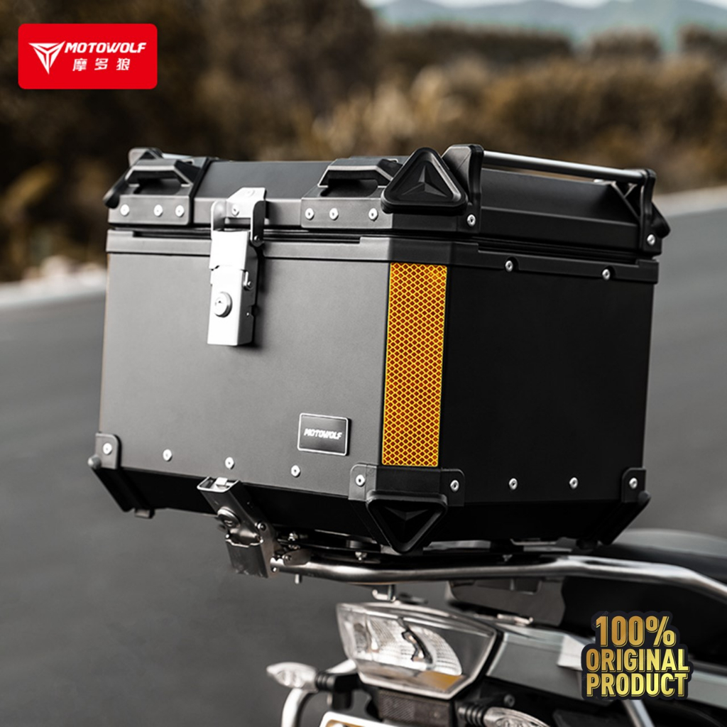 Jual Top box alumunium motowolf 45 L box panier | Shopee Indonesia