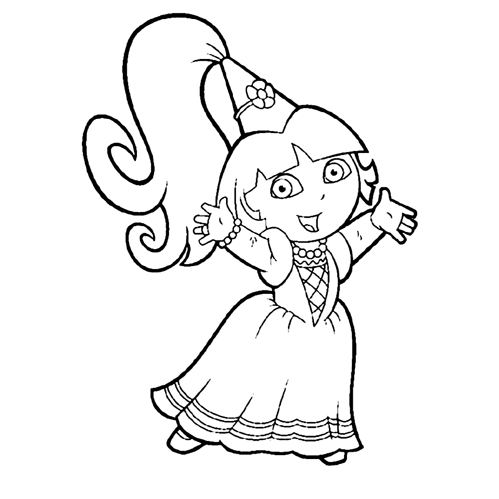 Jual Gambar Sketsa Mewarnai / Dora / Part 1 / Gambar Sketsa / Gambar ...