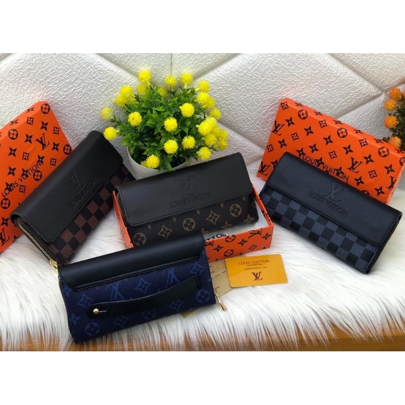 Jual Dompet LV EMBOSE 905 FREE BOX + SERTI UK20x11 cm | Shopee Indonesia