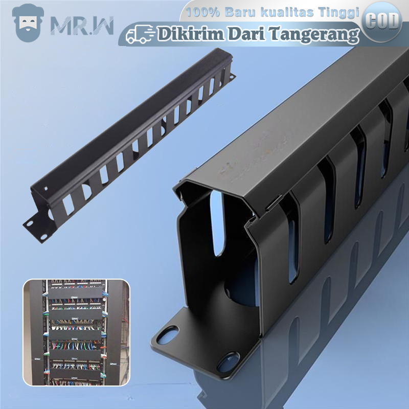 Jual Vention Kabel Manager 1U 19 Inci Wire Management 1u Metal Cable ...