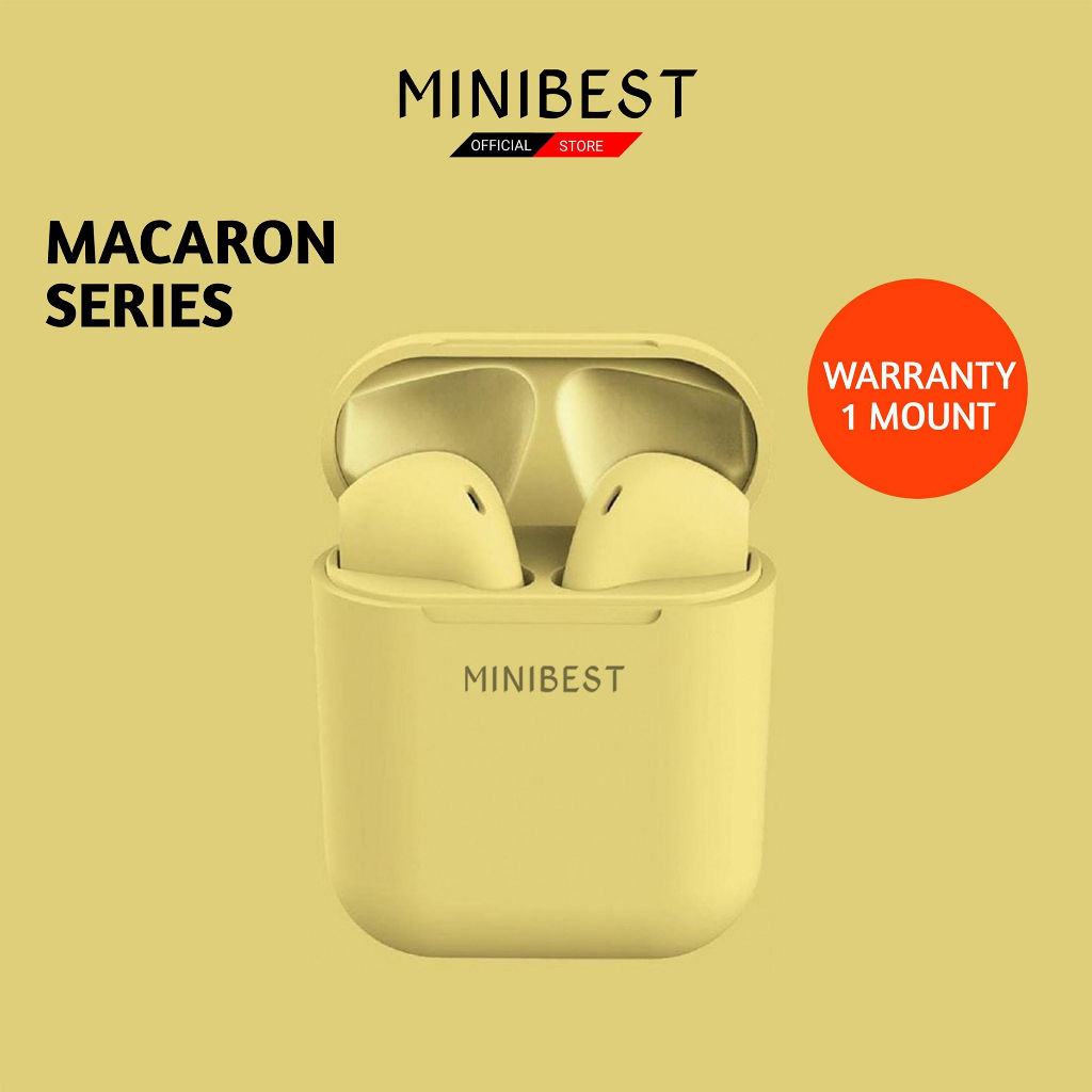 Jual MINIBEST TWS inpods i12 / 12 Pro Headset Bluetooth Macaron ...
