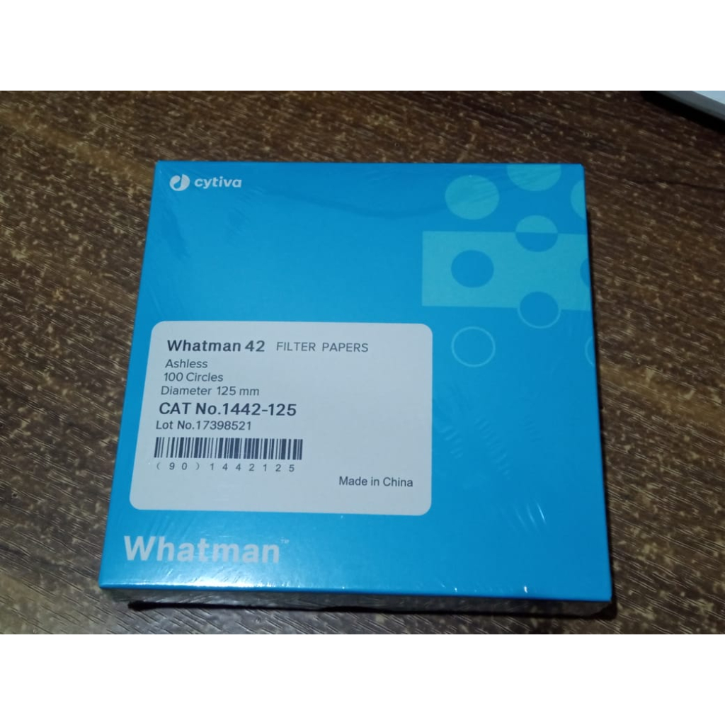 Jual WHATMAN 1442-125 Filter Paper no 42 dia 125 mm Kertas Saring ...