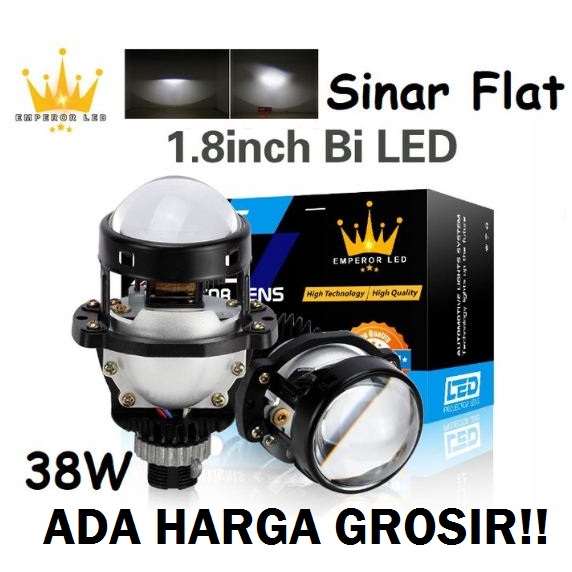Jual Lampu projector BILED 1.8 inch Bi LED EMPEROR emperror mini sepeda ...
