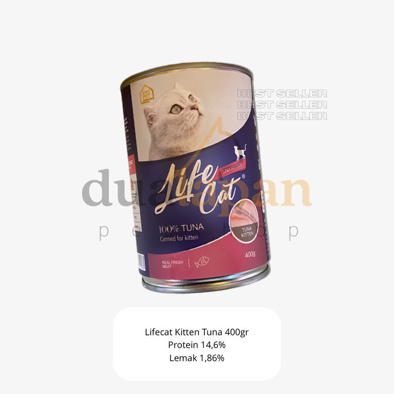 Jual Lifecat Lifecat+ Plus Kaleng Adult Kitten Semua Varian 400gr ...
