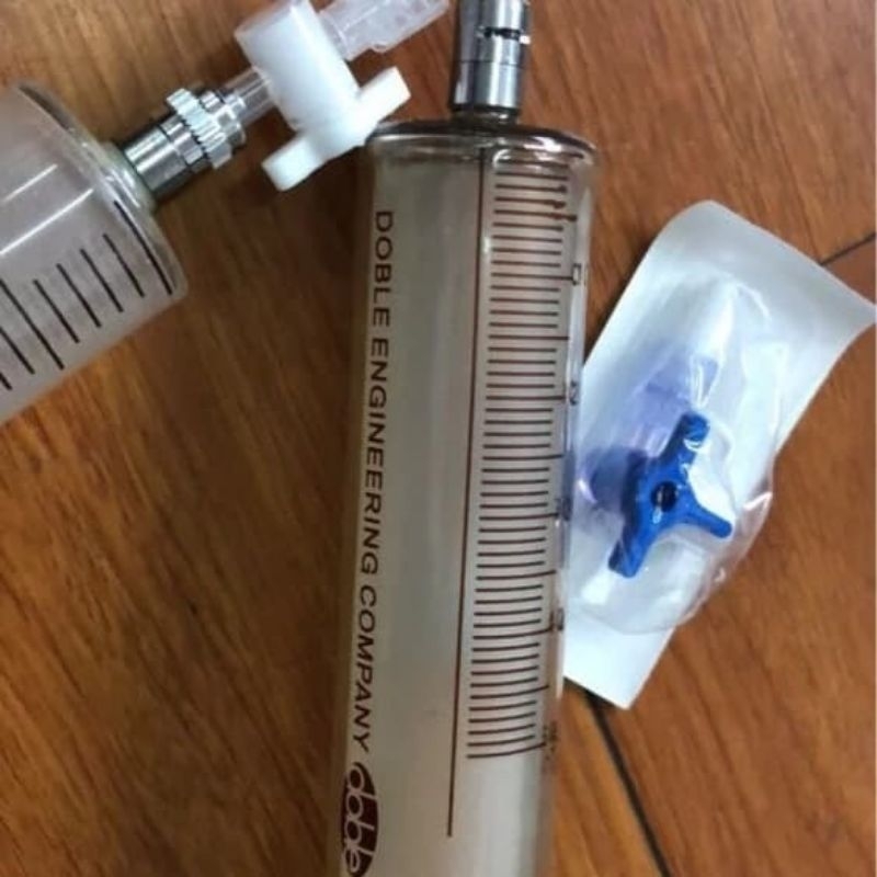 Jual Doble Suntikan kaca DGA glass Syringe 50 ml Trafo analisis minyak ...