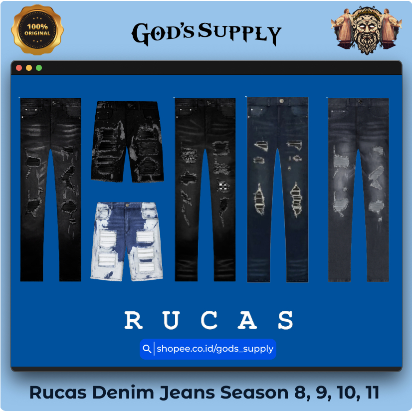 Jual RUCAS DENIM CAVIAR JEANS LONG GREY JEANS SEASON 11/10/9/8 ...