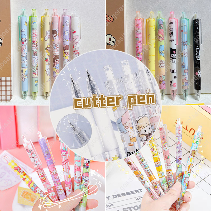 Jual 【COD】cutter pen/Cutter stiker/ pulpen pisau pencil knifes cutter ...