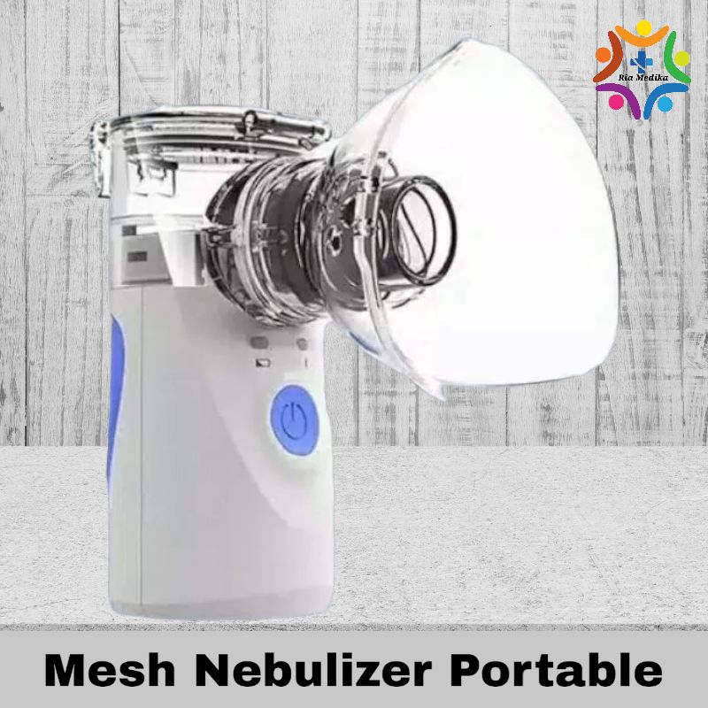 Jual Portable Mesh Nebulizer Alat Uap Bantu Pernafasan Inhalasi | Shopee Indonesia