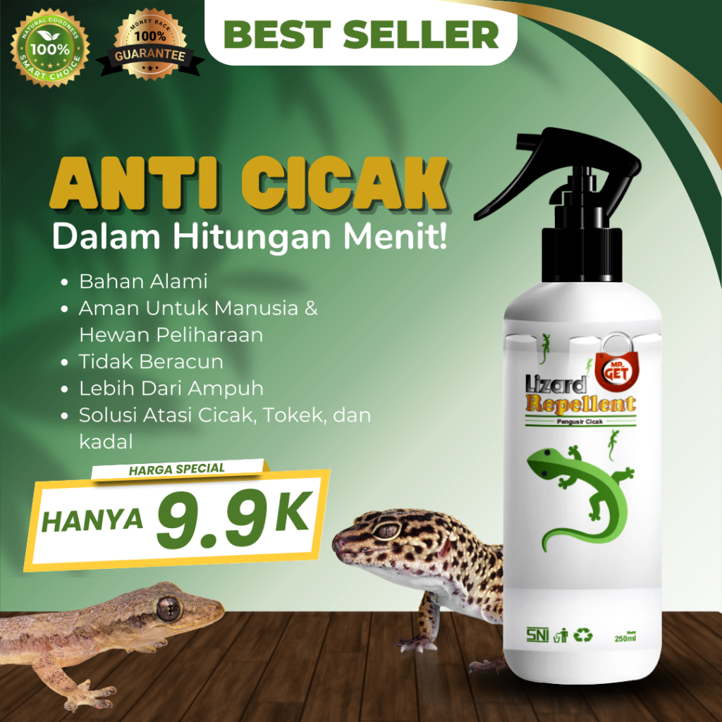 Jual Racun Pengusir Cicak Tokek Lizard Repellent Pembasmi Anti Cicak ...