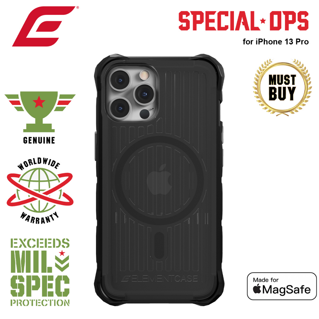 Jual Casing iPhone 13 Pro Element Case SPECIAL OPS with MagSafe - Smoke ...
