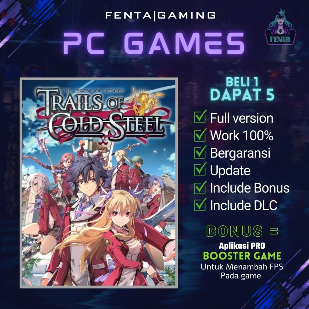 Jual THE LEGEND OF HEROES TRAILS OF COLD STEEL - GAME PC - GAME LAPTOP ...