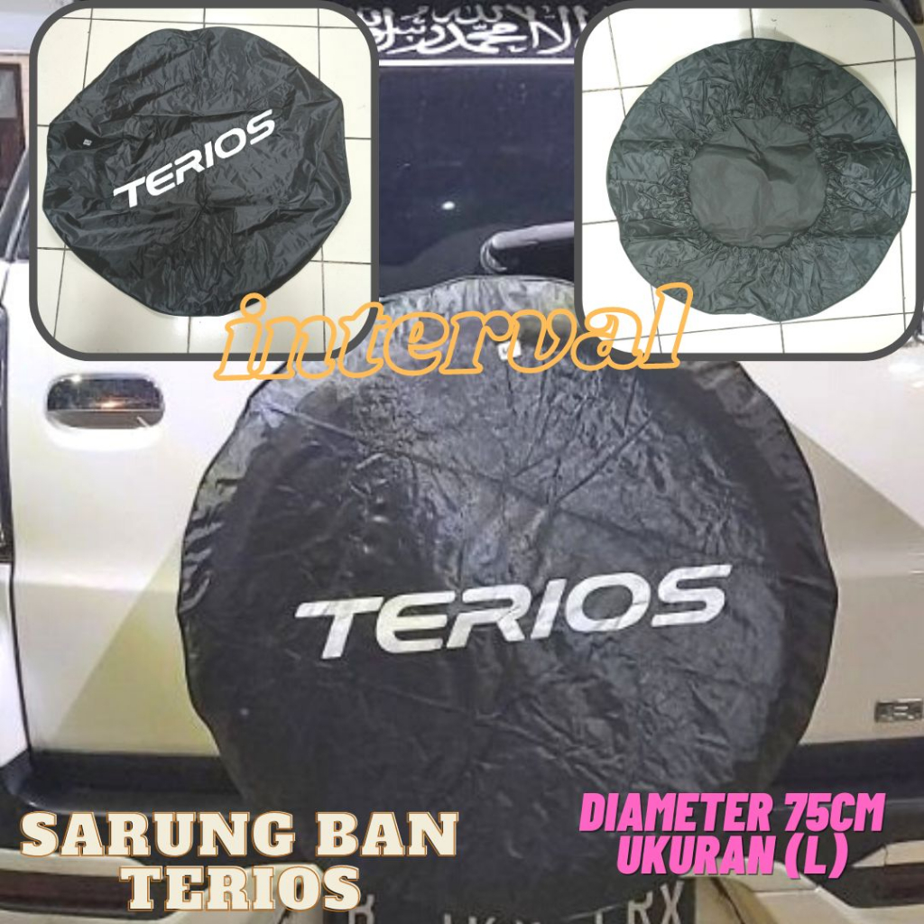 Jual Cover Ban Serep Mobil Terios Universal Sarung Ban Tulisan Terios ...