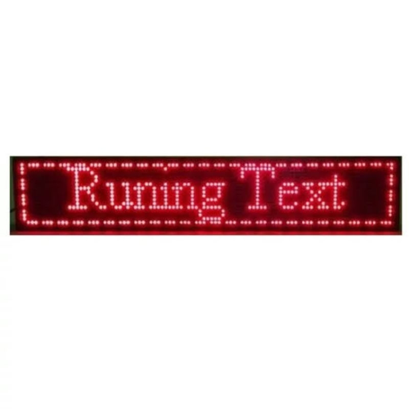Jual Running text ukuran 20x100cm | Shopee Indonesia