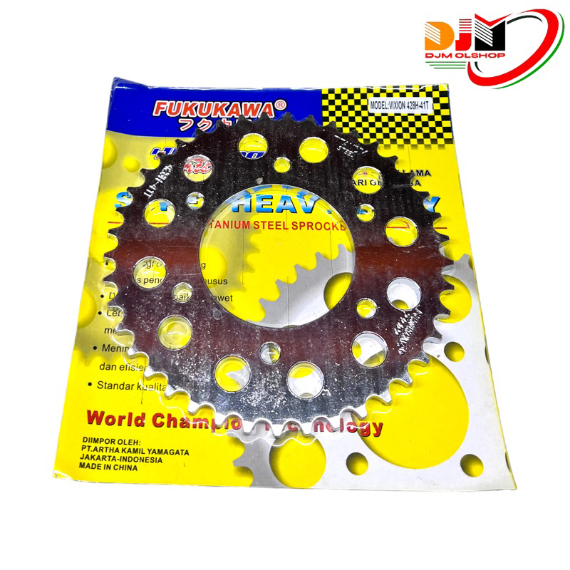 Jual GEAR SET PAKET MODEL SSS RANTAI 428H GOLD VIXION OLD - VIXION NEW ...