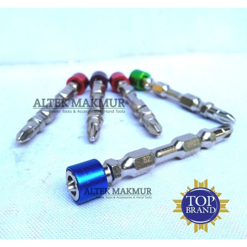 Jual Mata Obeng Gipsum Magnet Plus PH2 Mata Obeng Angin Pembatas Obeng ...
