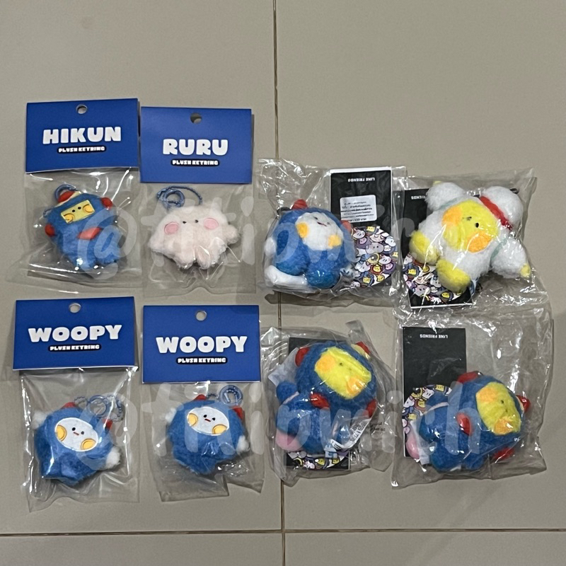 Jual Ready Stock TRUZ mini minini keyring plush bagcharm hikun woopy ruru romy | Shopee Indonesia