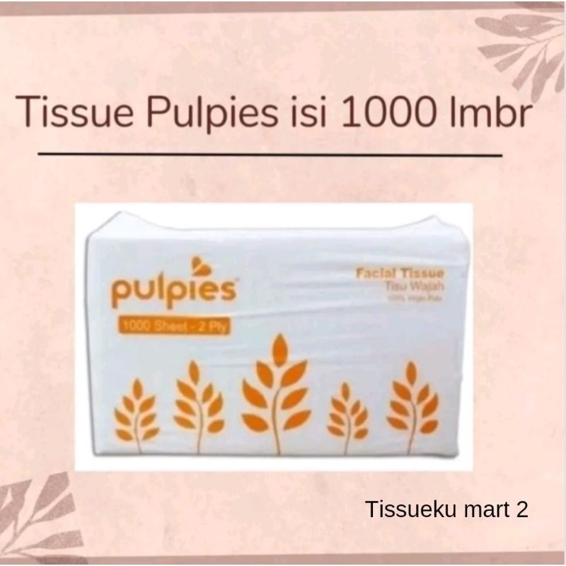 Jual Tissue Pulpies isi 1000 lembar | Shopee Indonesia