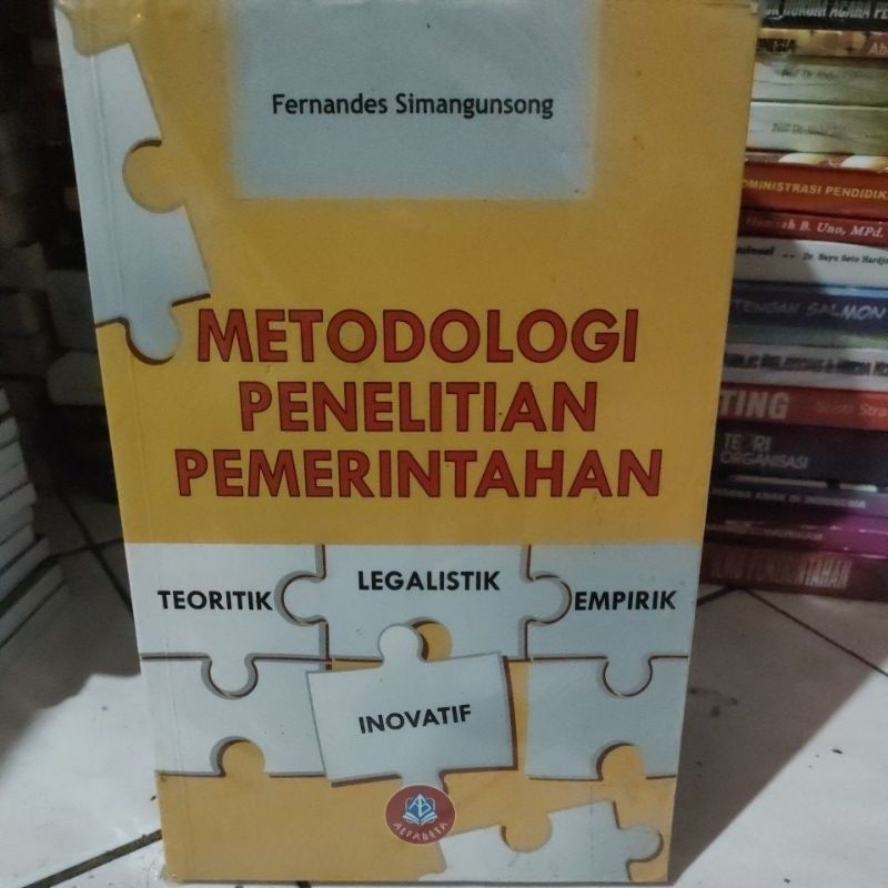 Jual metodologi penelitian pemerintahan By Fernandes simangunsong ...