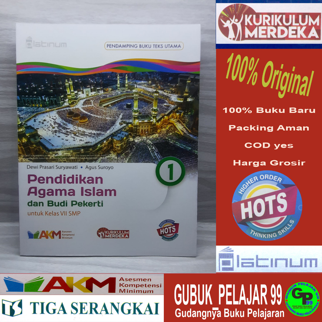 Jual Buku Paket Pendidikan Agama Islam dan Budi Pekerti (PAI 1) Kelas 7/VII SMP/MTs Kurikulum ...