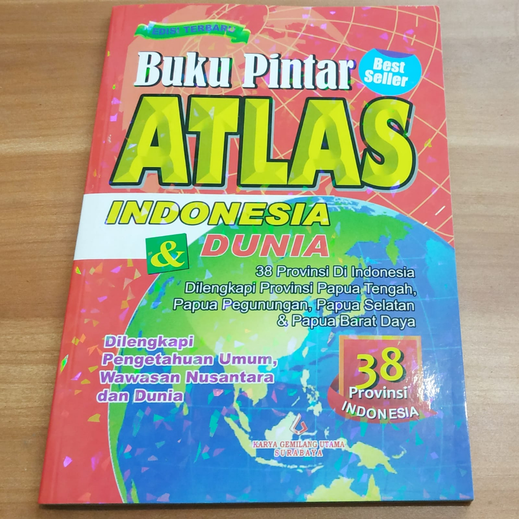 Jual atlas indonesia dan dunia 38 provinsi | Shopee Indonesia