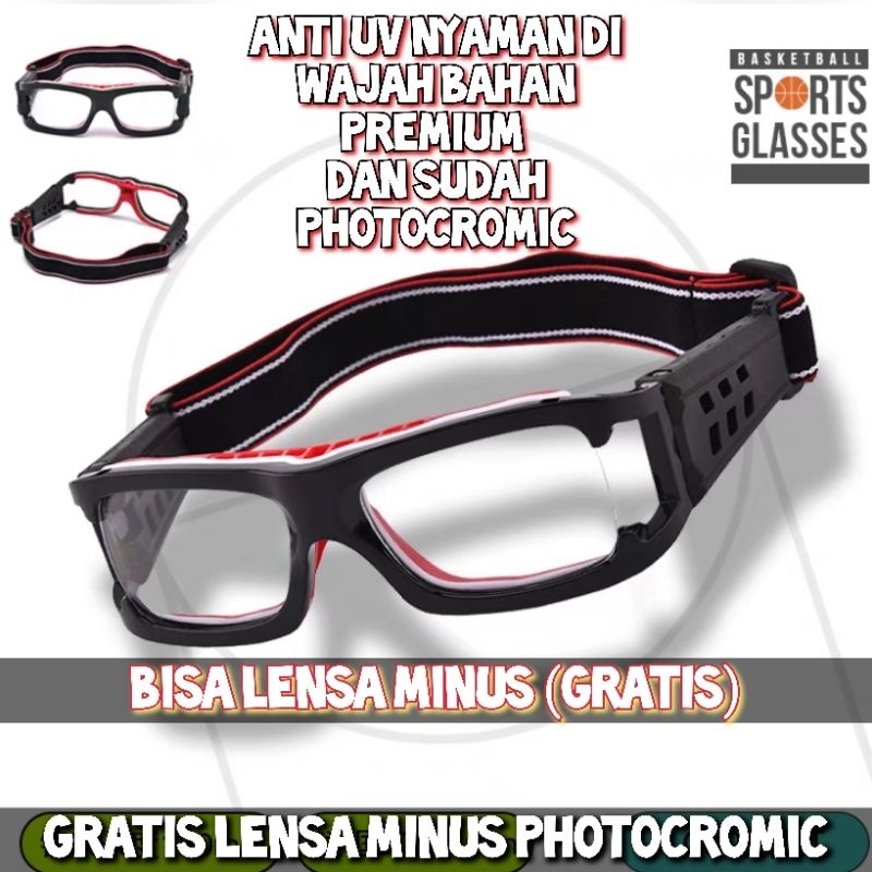 Jual kacamata minus olahraga futsal volli bulutangkis badminton gratis ...