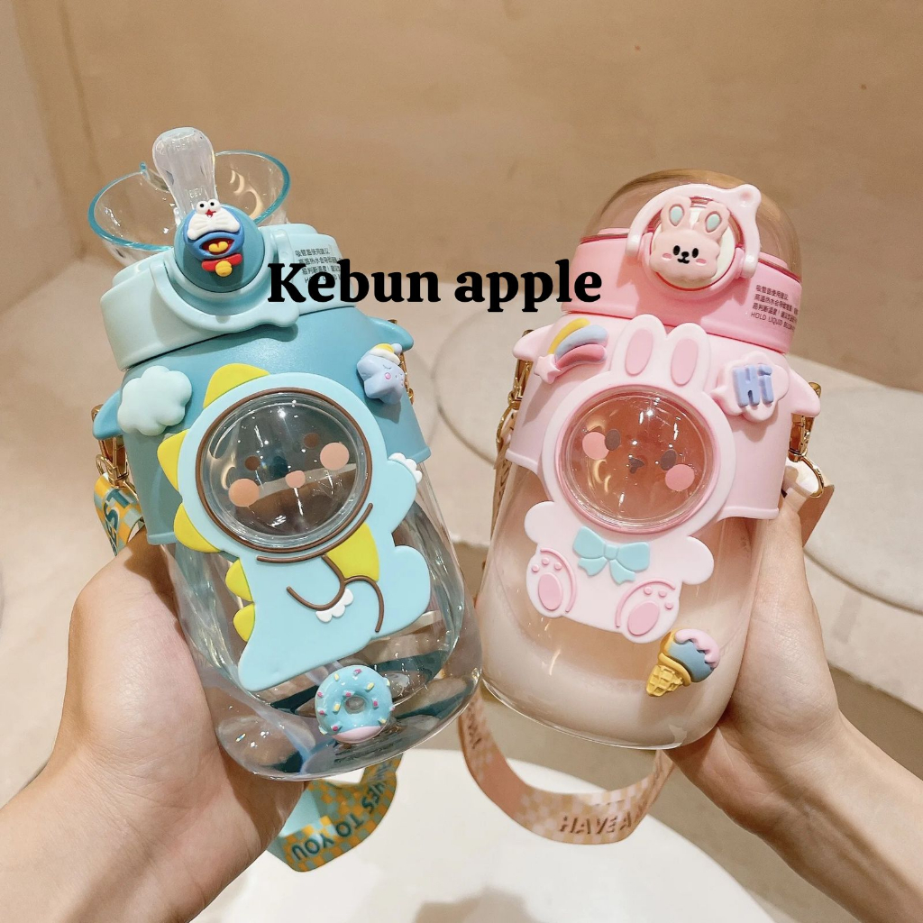 Jual Botol Minum Anak Lucu Motif Kartun 720Ml + Tali Panjang BPA FREE ...