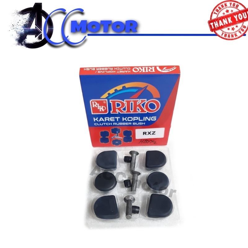 Jual Karet Damper Kopling Set Yamah RXZ Riko High Quality | Shopee ...