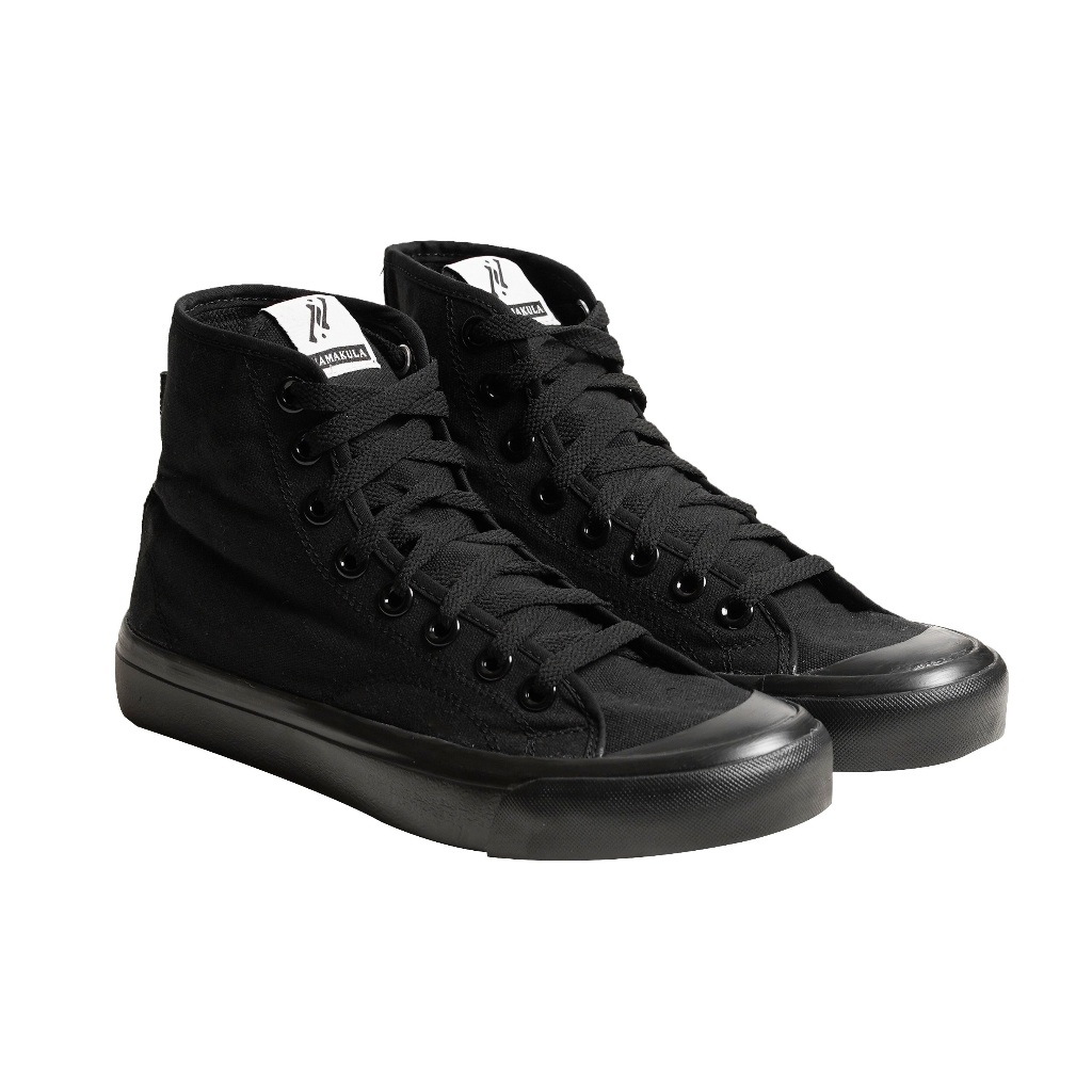 Jual NAMAKULA - Sepatu Canvas Basic - Full Black - High - Back to ...