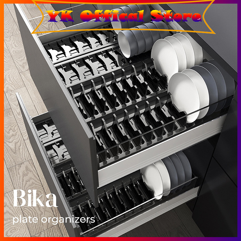Jual Organizer Rak Pengering Piring Laci Dish Organizer Mangkok Piring ...
