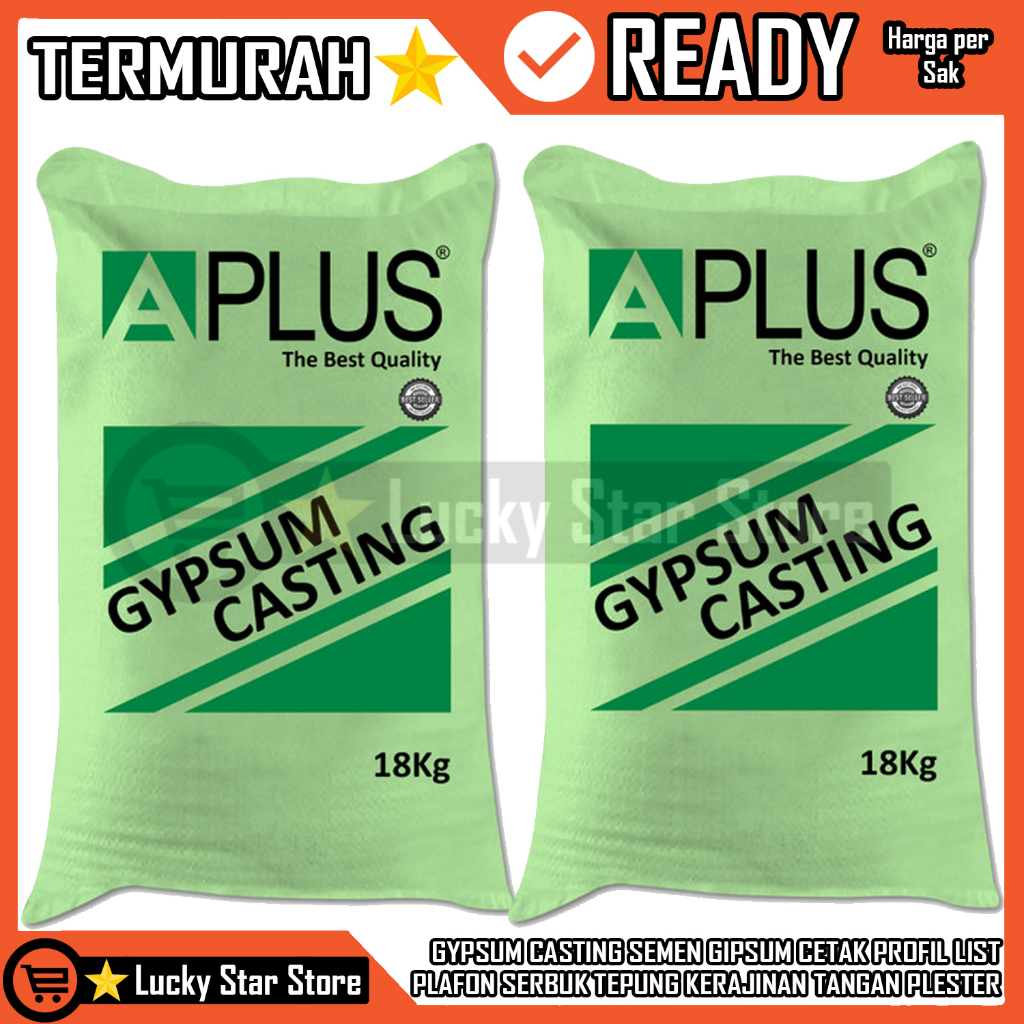 Jual SERBUK CASTING GYPSUM TEPUNG GYPSUN A PLUS 1 ZAK SAK KERAJINAN ...