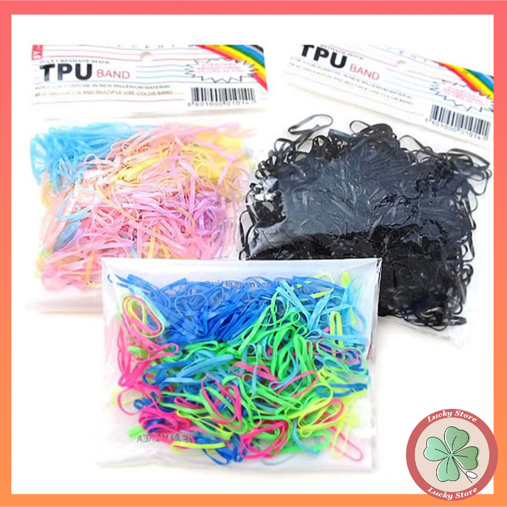 Jual Karet Rambut Warna Warni Jepang TPU | Shopee Indonesia