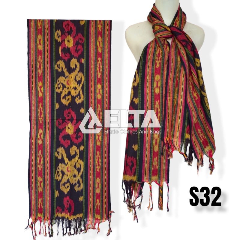 Jual Syal tenun etnik / Syal pendaki indonesia / Souvernir Syal tenun ...