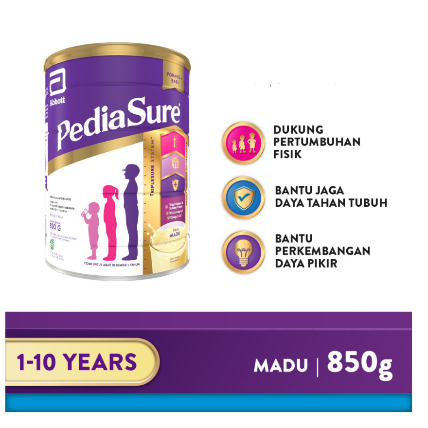 Jual Pediasure Rasa Madu vanilla 850 g (1-10th) | Shopee Indonesia