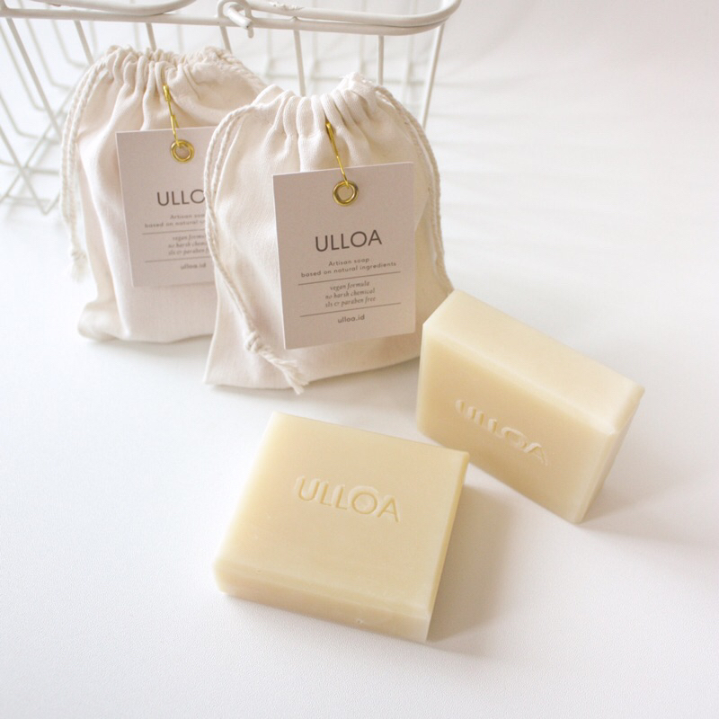 Jual 100% Natural Soap Bar / Handmade Sabun Batang ULLOA kulit sensitif ...