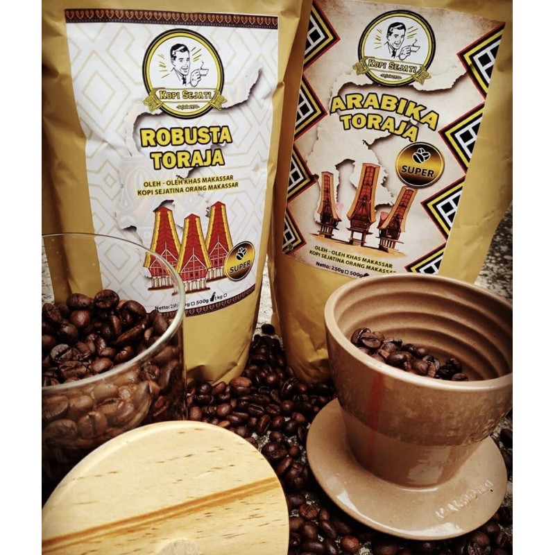 Jual NEW KOPI BUBUK ROBUSTA KHAS TORAJA / KOPI TUBRUK ROBUSTA TORAJA ...