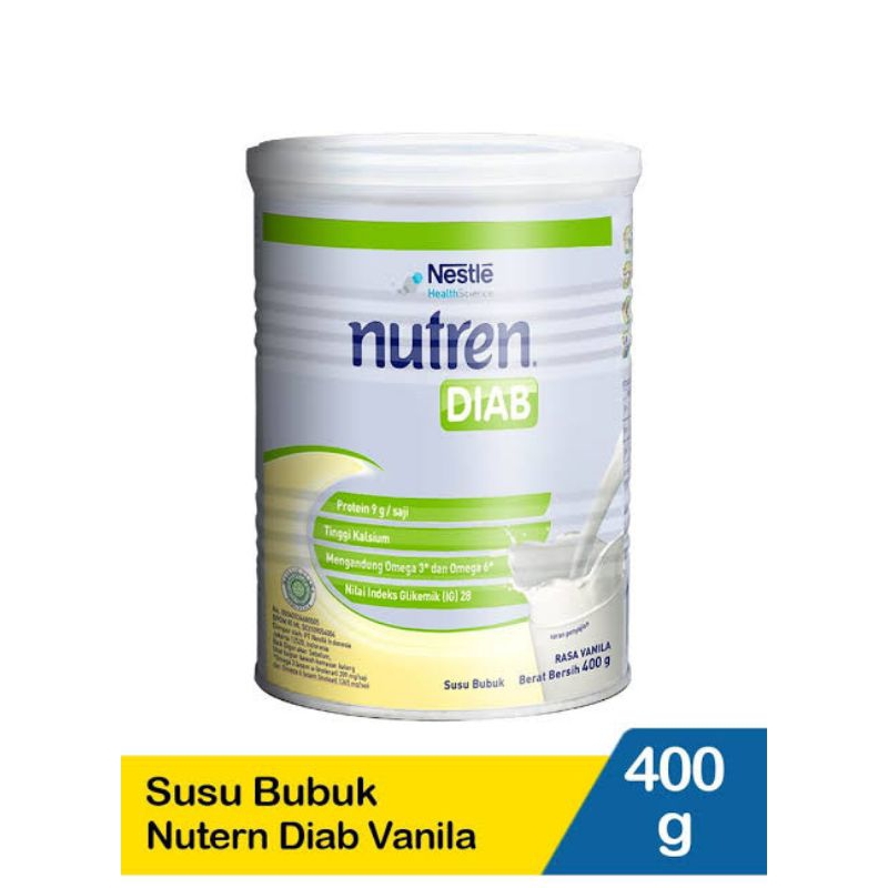 Jual Nestle Nutren Diab 400 g Vanilla Susu Bubuk Diabetes | Shopee ...
