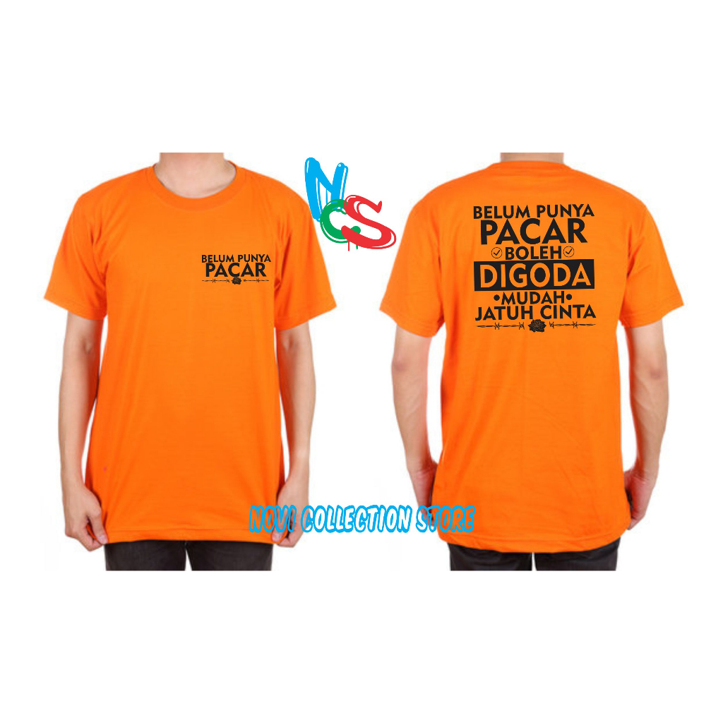 Jual KAOS BELUM PUNYA PACAR BOLEH DIGODA MUDAH JATUH CINTA / 497 / KAOS ... Jual KAOS BELUM PUNYA PACAR BOLEH DIGODA MUDAH JATUH CINTA / 497 / KAOS ...