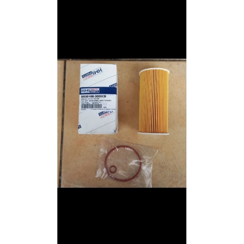 Jual Filter Oli Hyundai New Santa Fe Diesel Tucson HMI B030100-3005CB ...