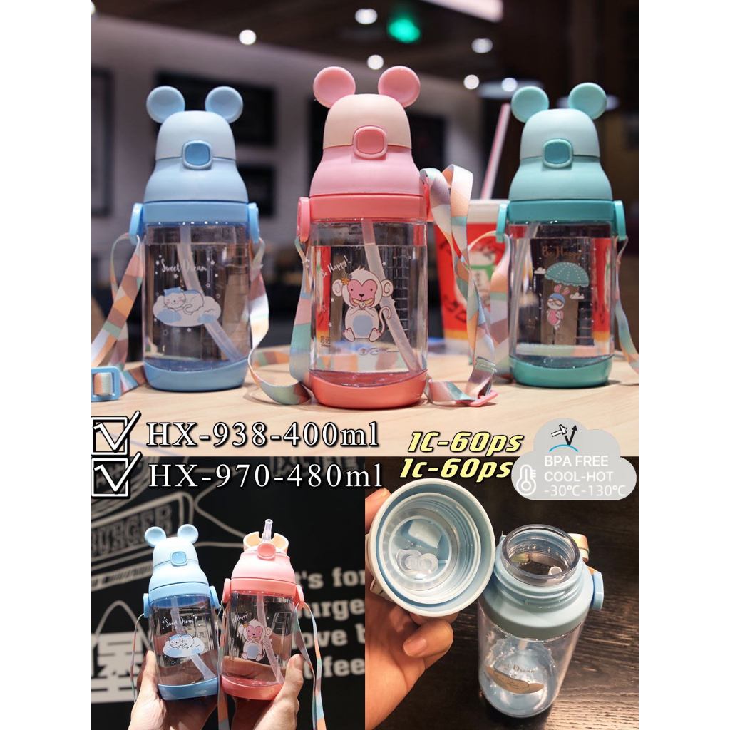Jual BOTOL MINUM ANAK LUCU TEBAL HX 970 450 ML | Shopee Indonesia