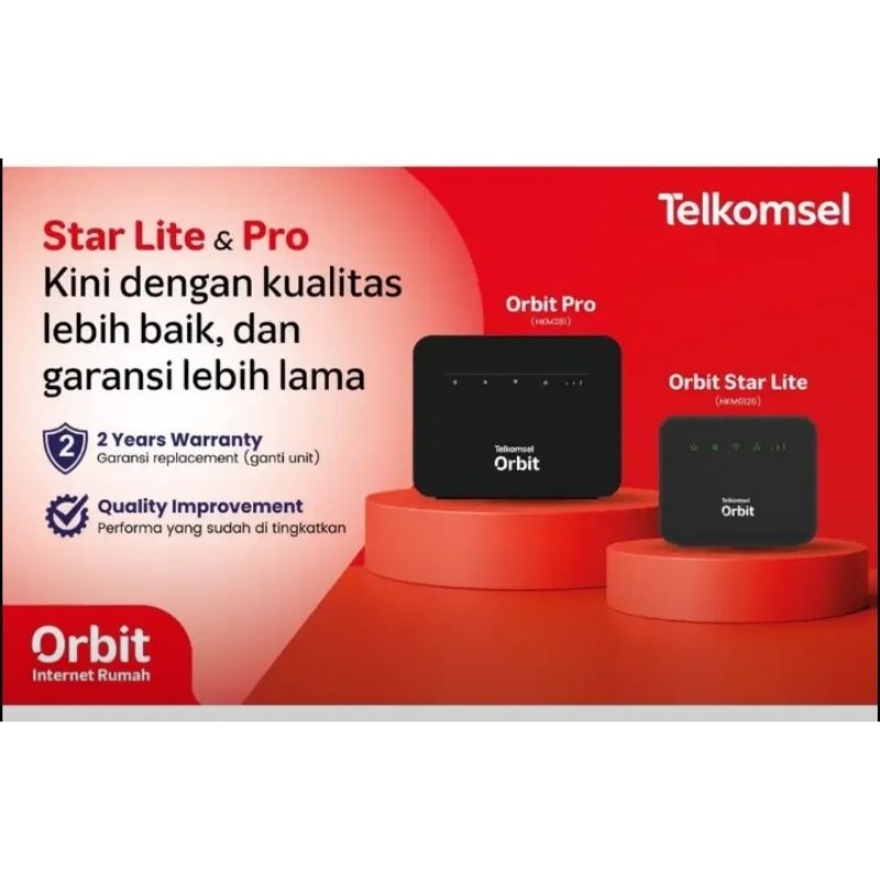 Jual TERMURAH SE INDONESIA Telkomsel Orbit Star Lite Modem Router Free ...