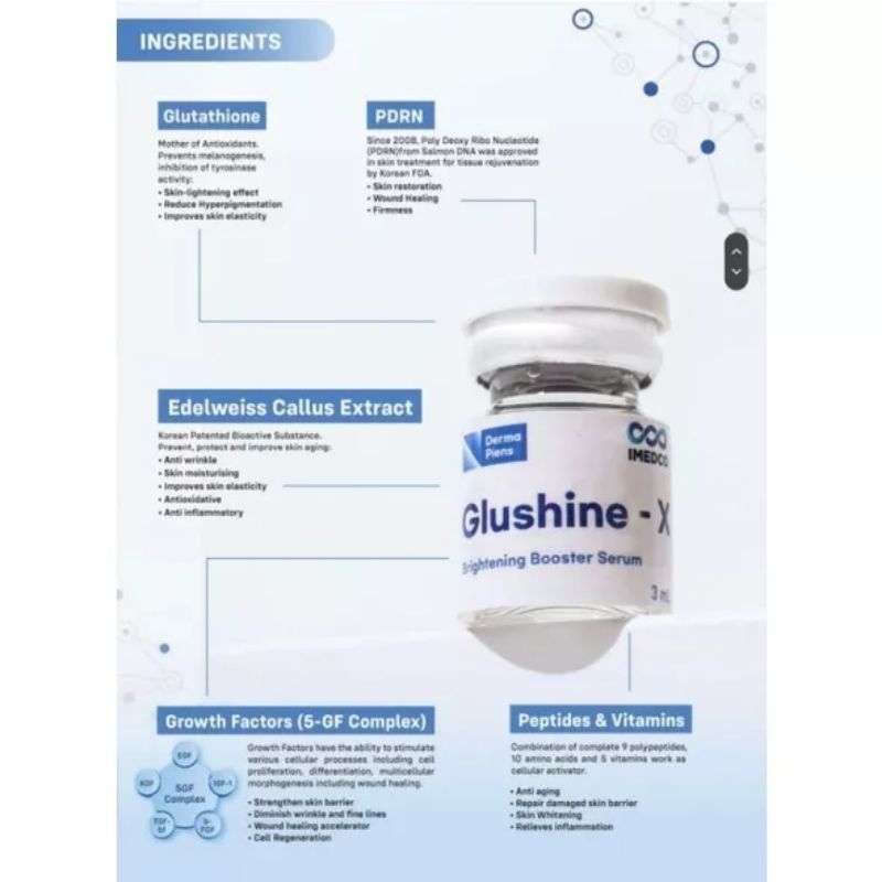 Jual Glushine-x PRDN DNA Salmon Box isi 5 ampul | Shopee Indonesia